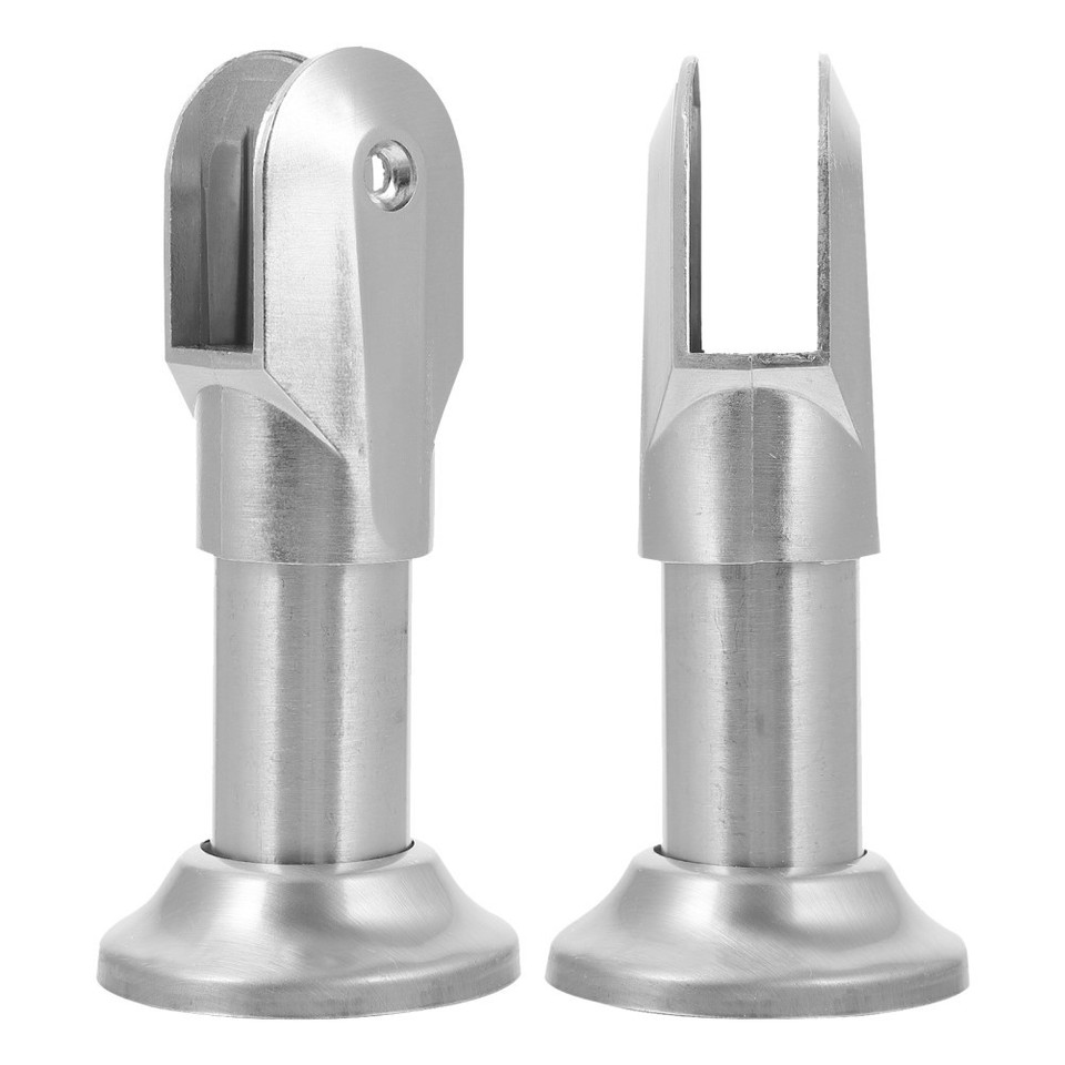 Restroom Partition Legs Stainless Steel 2 Pcs Easy Clean Toilet Support ...