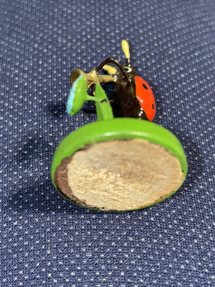 Original Erzgebirge Miniature Ladybug Orchestra Conductor Germany | eBay