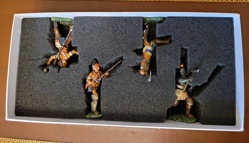 Frontline Figures IW 4 - 4 Woodland Indians Advancing to Attack - FIW ...