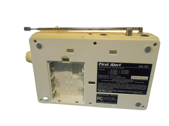 First Alert, Model WX-167, Public Alert Weather Radio, Emergency ...