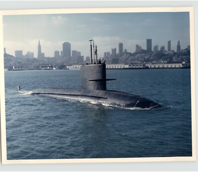 NAVY Barbel-Class Submarine USS BLUEBACK (SS-581) ca.1980s Press Photo ...