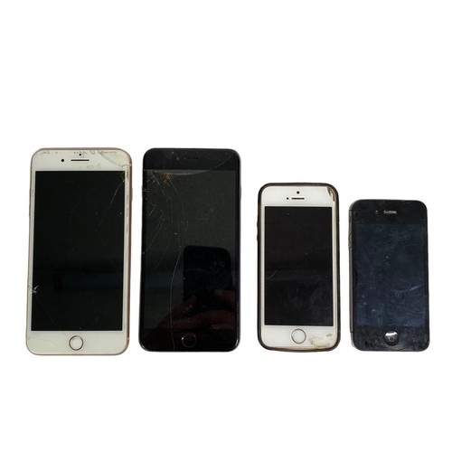 Lot Of 4 Apple IPhones For Parts Or Repairs Bundle AS IS UNTESTED 6, 8 ...