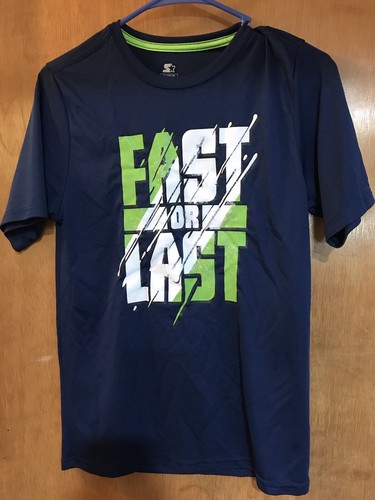 Starter Fast Or Last T Shirt Size XXL (18) Youth | eBay