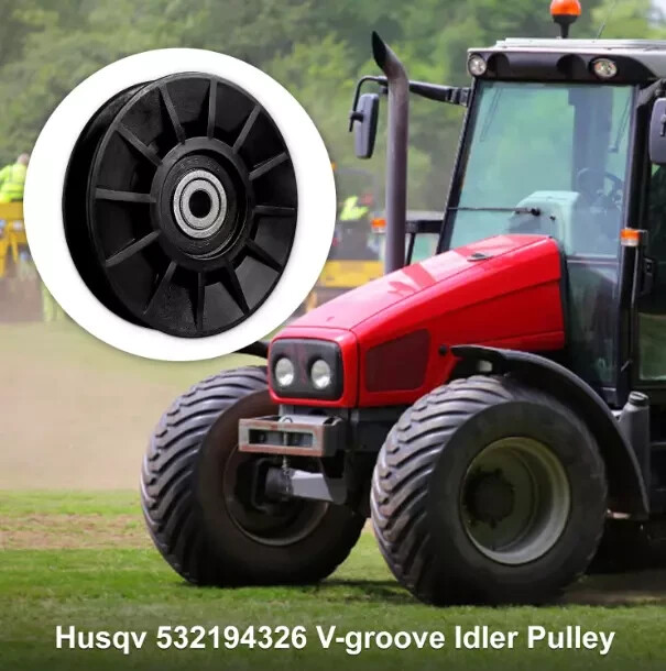 Drive V Idler Pulley for Husqvarna YTH2348 YTH24K48 YTH22V46 YT46LS ...