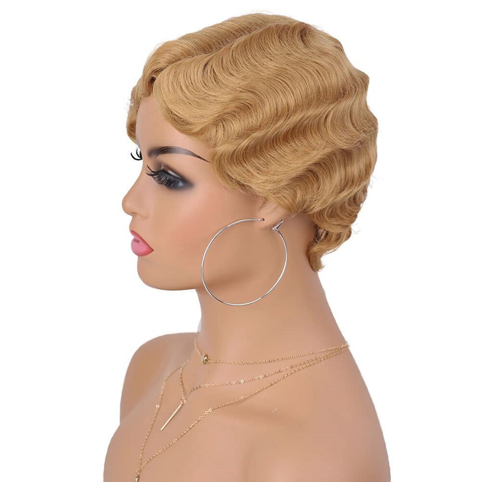 Retro Vintage Finger Wave Wigs for Lady Women Mommy 1920’s Party Wig ...