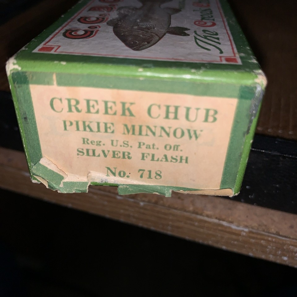 Vintage Ccbc Lure Box Exe Condition # 3374 Sarasota/ Silver Flash 718 ...