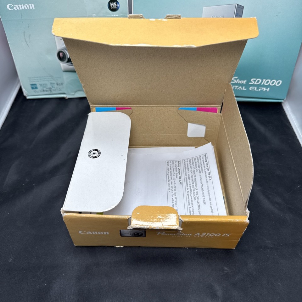 Canon Digital Camera PowerShot A3100 IS ELPH 100 HS SD790 IS SD1000 BOX ...