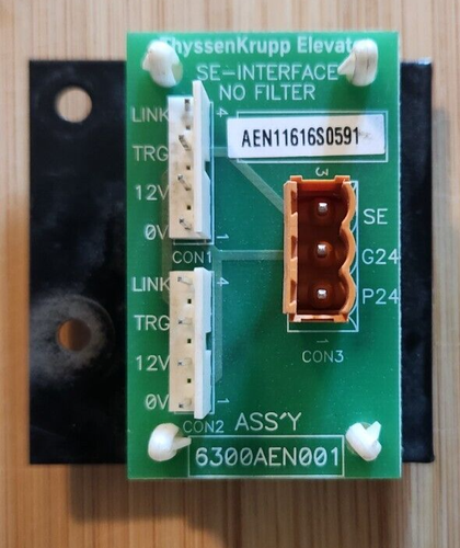 Thyssenkrupp Elevator SE Interface board 6300AEN001 - USED | eBay