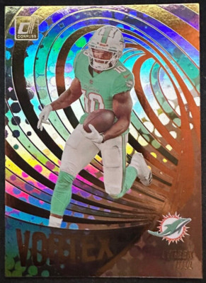 2022 Donruss Football Tyreek Hill #VTX-14 Vortex Miami Dolphins SP | eBay