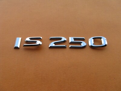 06 07 08 09 10 11 12 13 LEXUS IS250 SEDAN REAR EMBLEM LOGO BADGE SIGN ...