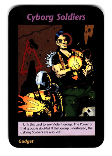 Cyborg Soldiers Base Set card INWO Illuminati New World Order Game | eBay