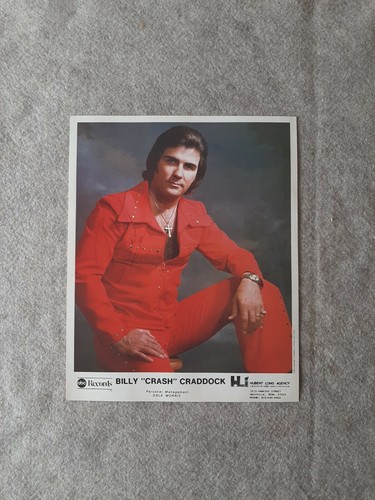 Vintage abc Records AUTOGRAPH Photo Billy Crash Craddock American ...