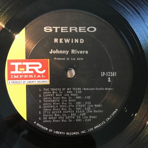 Johnny Rivers - Rewind READ DESCRIPTION (LP, Album, Gat) (Very Good ...