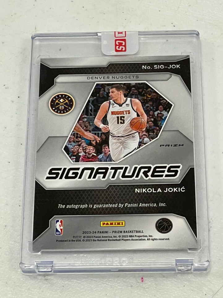 2023-24 Panini Prizm Nikola Jokic Silver Signatures Auto Prizm | eBay