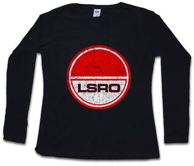 SPACE 1999 RESEARCH LSRO LOGO WOMEN LONG SLEEVE T-SHIRT Retro Alpha ...