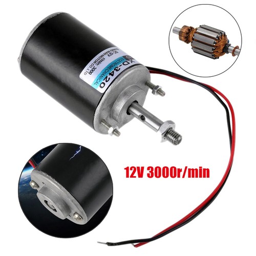 12V 30W 3000RPM Permanent Magnet Electric DC Motor High Speed Generator ...