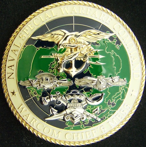 Naval Special Warfare Command Warcom Chiefs Mess Challenge Coin | eBay