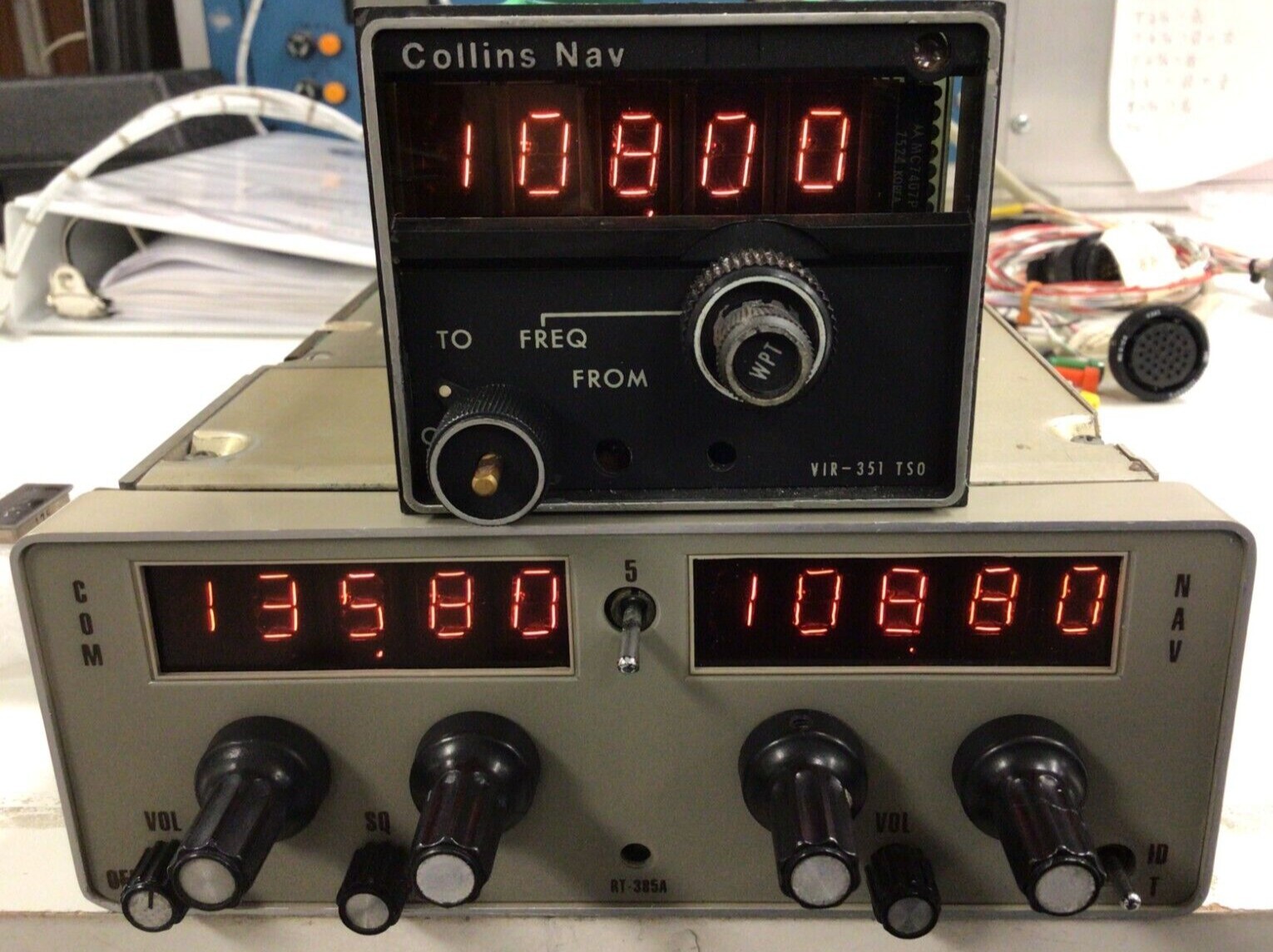 7 Segment Displays for Cessna & Collins radios such as RT-385A & VHF ...