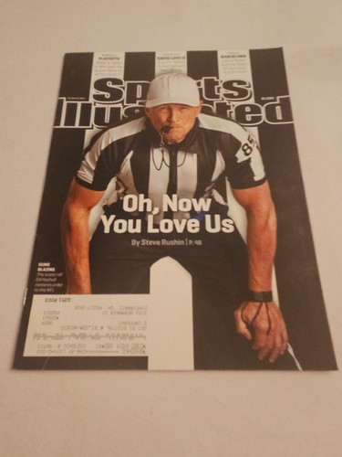 2012 October 8, Sports Illustrated Magazine, Iconic Referee Ed Hochuli ...