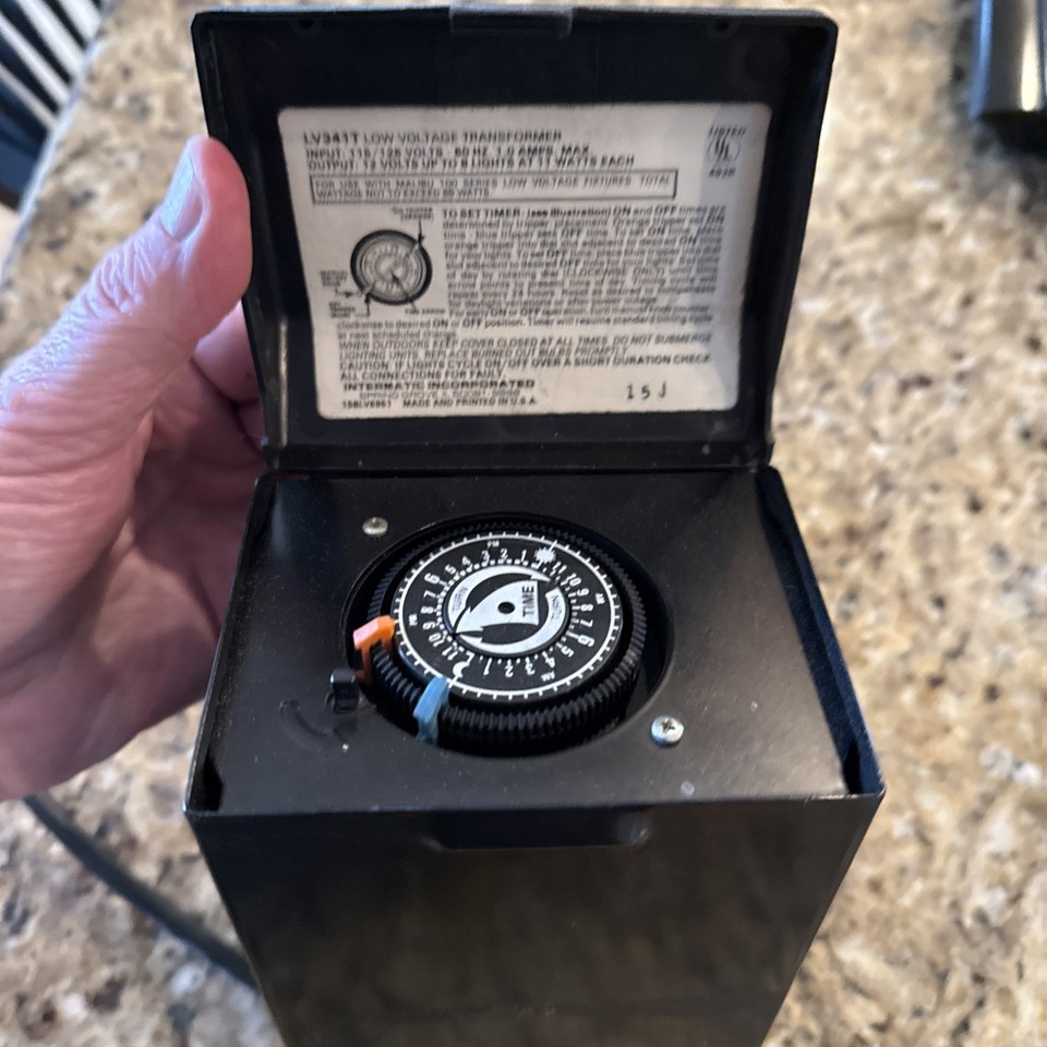 Intermatic Malibu LV341T Low Voltage Lighting Transformer & Timer USA ...