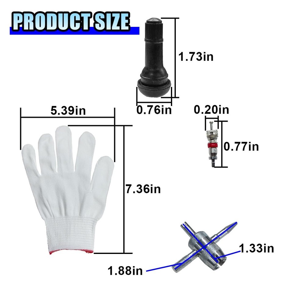 Tire Valve Stem Core Quickly Replacement Tool Kit, Quick Change Stem ...