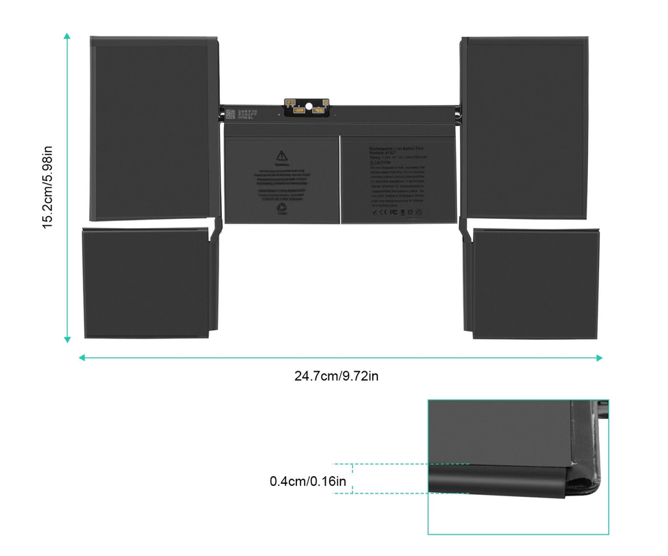 A1527 , A1705 Battery for Apple MacBook Retina 12" A1534 EMC 2991 EMC ...