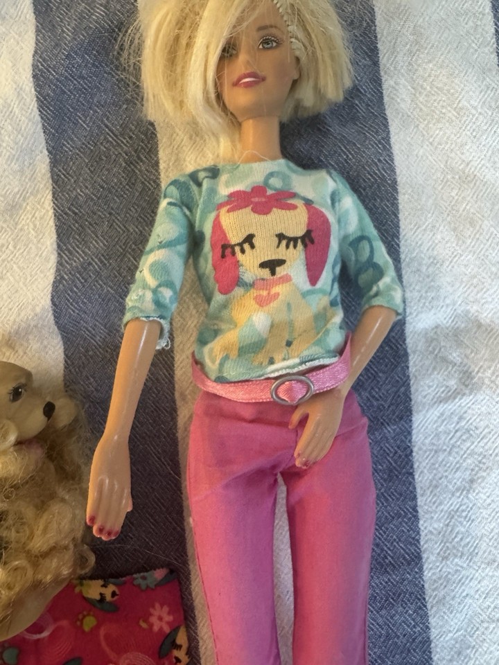 Barbie Stylin' Pup Doll and Puppy Ginger Set 2002 Mattel 56684 | eBay