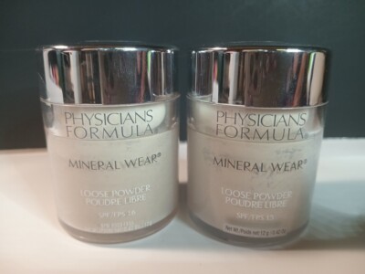 Physicians Formula Mineral Wear, 2 PK Loose Powder, Translucent Light ...
