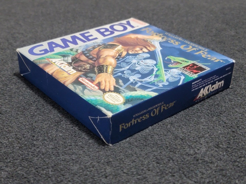 Gameboy FORTRESS OF FEAR Complete CIB Box Nintendo Game Boy Wizards ...