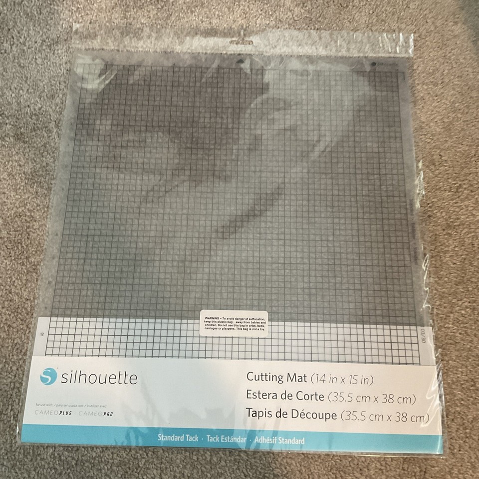 Cutting Mat for Silhouette Cameo Plus & Pro Standard Adhesive Plastic ...