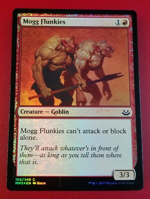 1x Mogg Flunkies | FOIL | Modern Masters 2017 | MTG Magic Cards | eBay