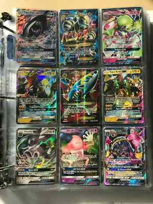 Pokemon 50 Card Lot GUARANTEE 3 V/GX/EX/MEGA/FULL ART +5 Reverse/Holo ...