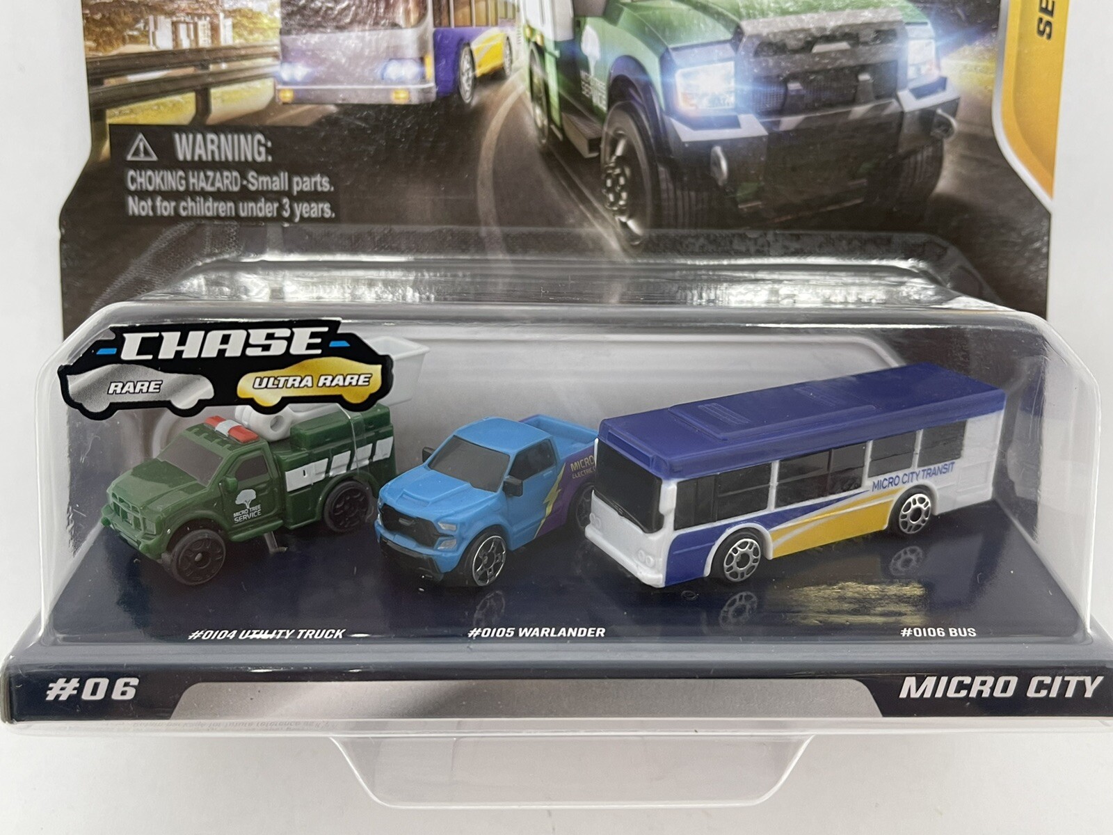 MICRO MACHINES 2020 SERIES 2- MICRO CITY - 3 Pack Truck Bus Cars NEW ...