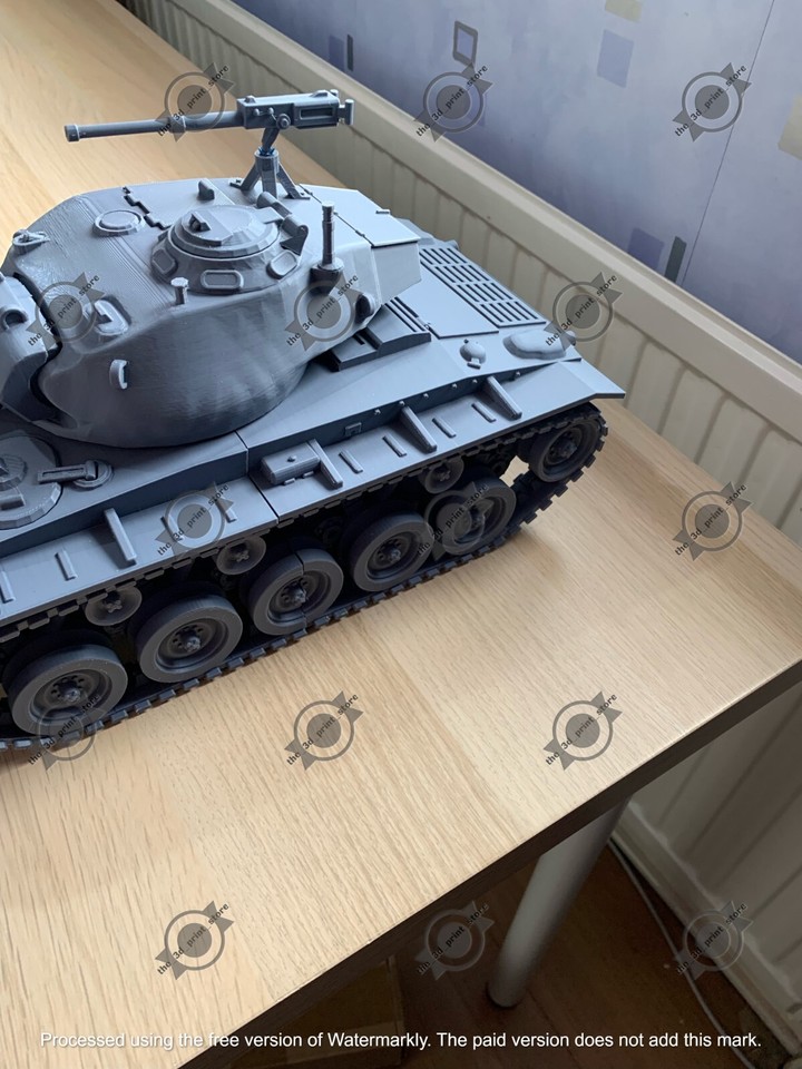WW2/USA LIGHT TANK M24 CHAFFEE, 3D PRINTED, MANY SCALES AVAILABLE | eBay