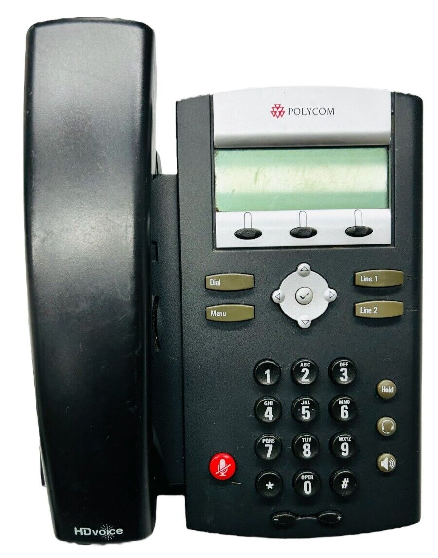 Polycom Digital 2 Line Telephone SoundPoint IP 330 1668-12223-001 (6 ...