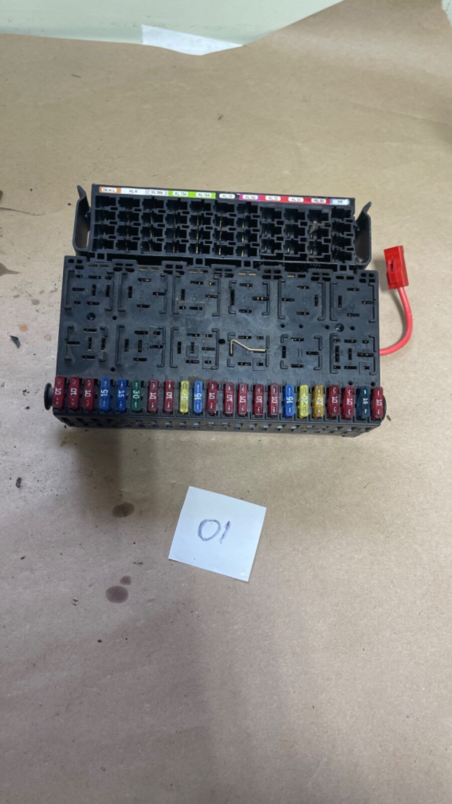 Fuse Box 357937039 OEM 2000 2001 2002 2003 Volkswagen Eurovan O1 | eBay
