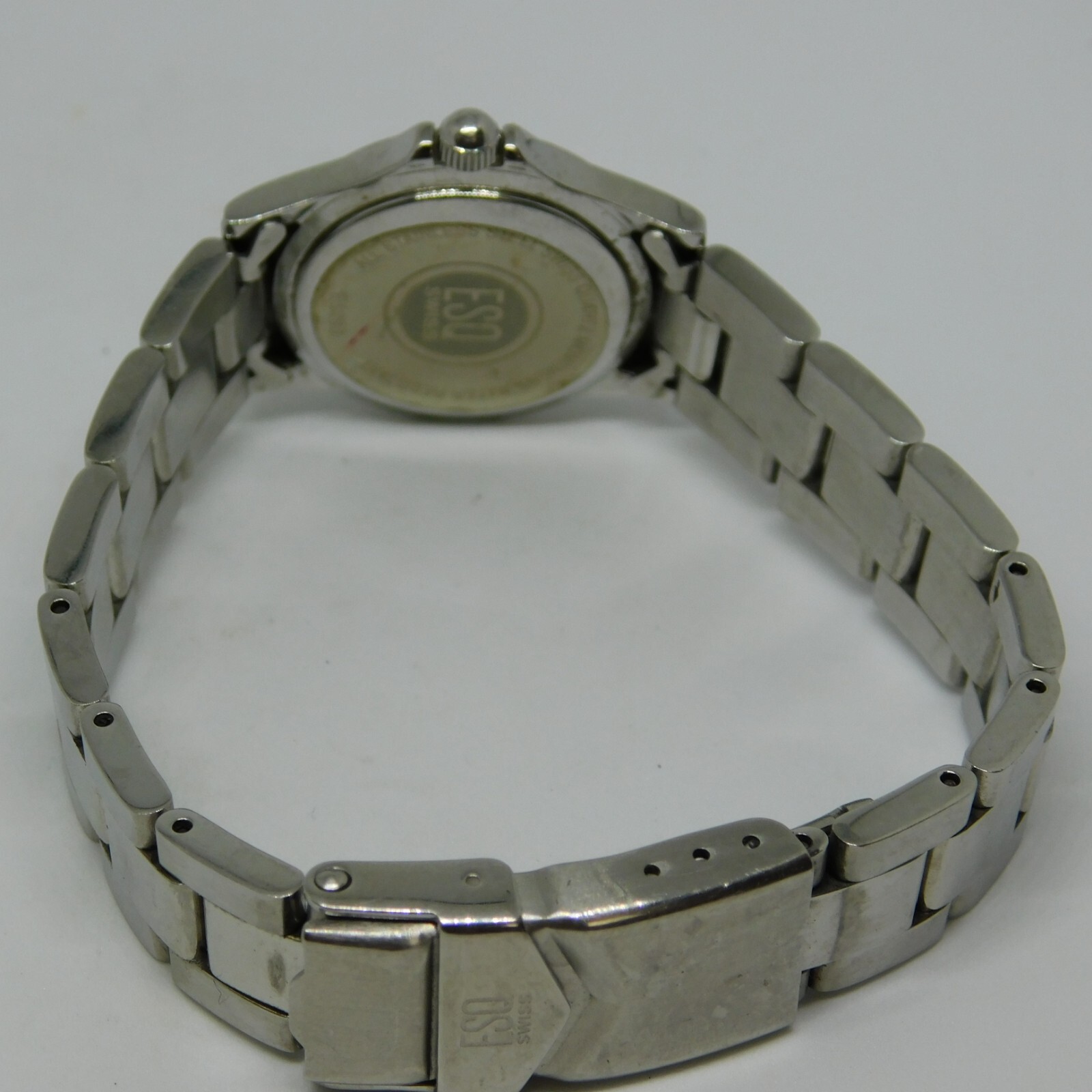 Esq by Movado E5293 Silver Stainless Bracelet Date Watch Battery for ...
