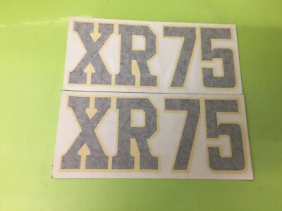 Honda. XR75. SIDE COVER DECALS, RIGHT, LEFT, , STICKERS X 2 | eBay ...