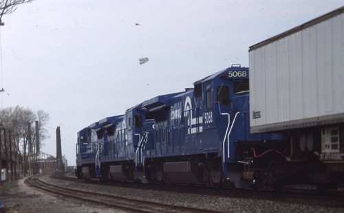CONRAIL CR 5068 Railroad Train Locomotive Original 1988 Photo Slide | eBay