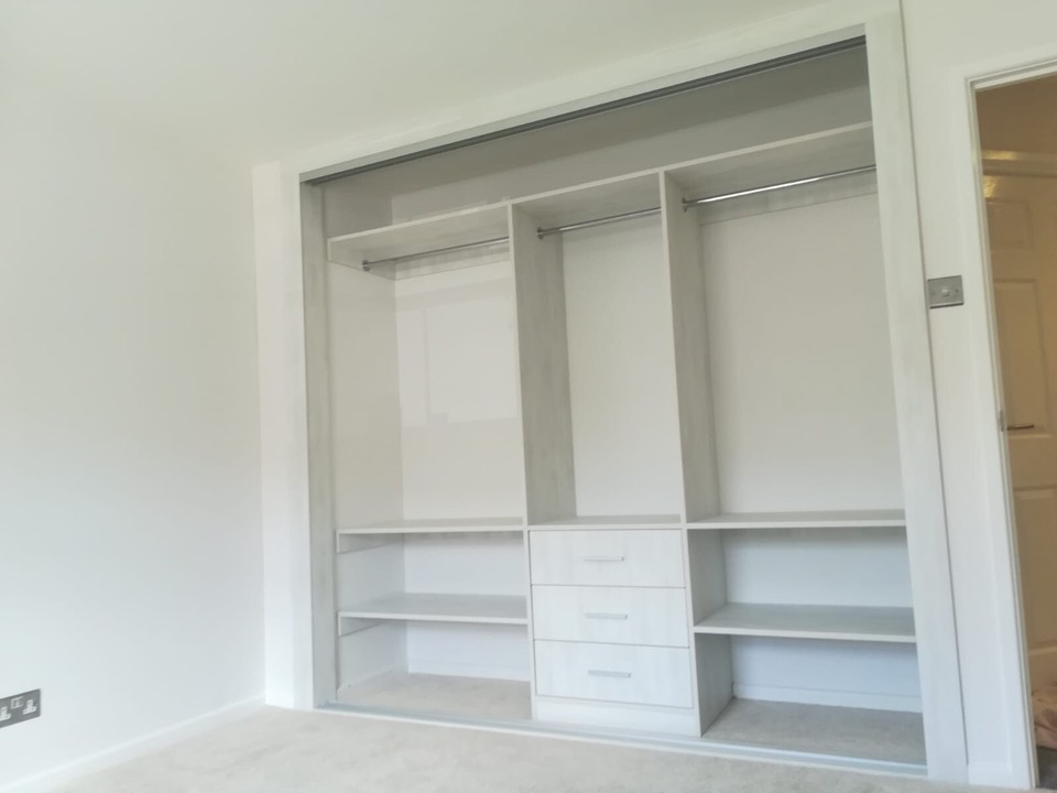 Fitted Bespoke Design Internal Wardrobe Storage Unit. Made To Measure ...