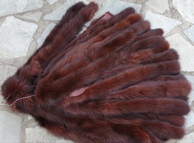 Real fox strips,fox fur trims,fur strips,fur trims | eBay