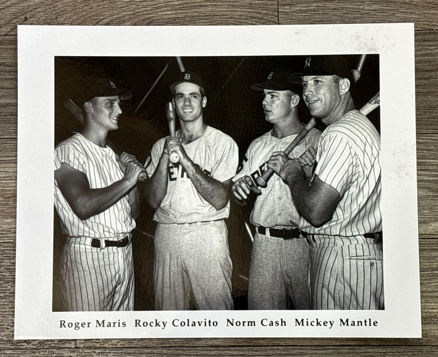 Mickey Mantle, Maris, Cotabato, Norm Cash Photo Yankees Tigers Red Sox ...