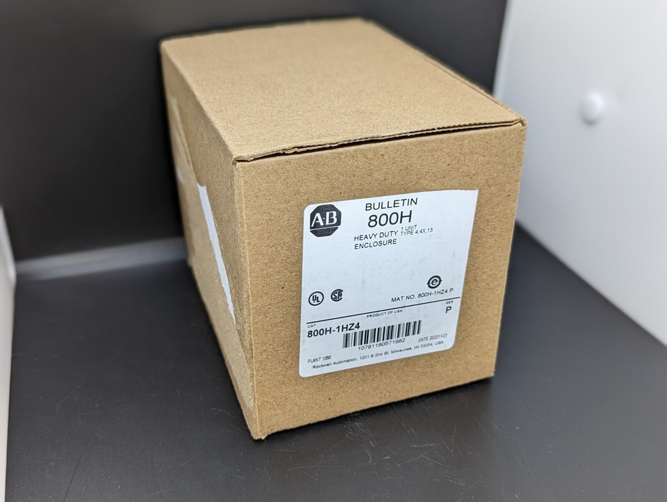 Allen Bradley 800H-1HZ4 Stainless Steel 1 Hole Enclosure New In Box USA ...