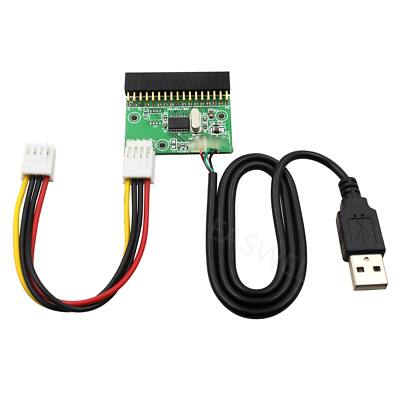 1.44MB 3.5" floppy drive connector 34 PIN 34P to USB cable adapter PCB ...