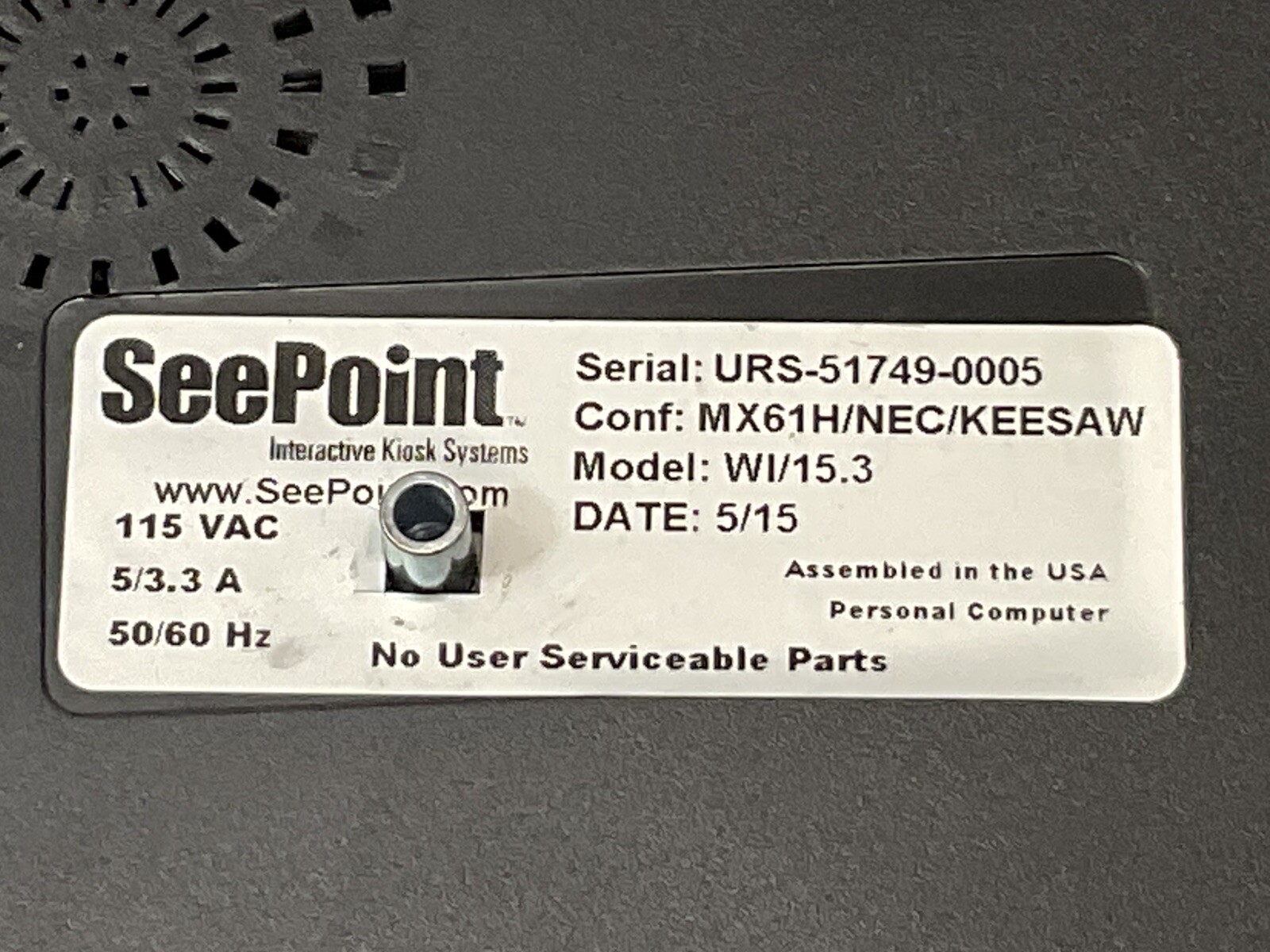 seepoint interactive kiosk system /MAR-457 | eBay