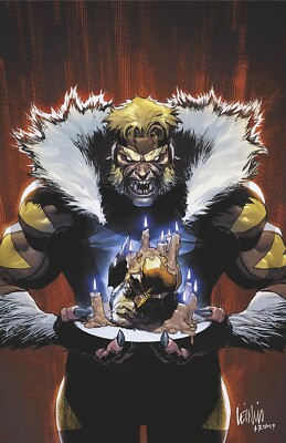 WOLVERINE 42 1:100 VIRGIN VARIANT NM SABERTOOTH WAR MARVEL COMICS 2024 ...