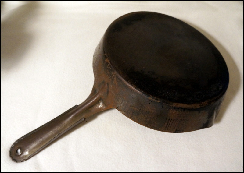 Vintage Metal Cowboy Campfire Frying Pan/Skillet #80 (11 in) USA Made # ...