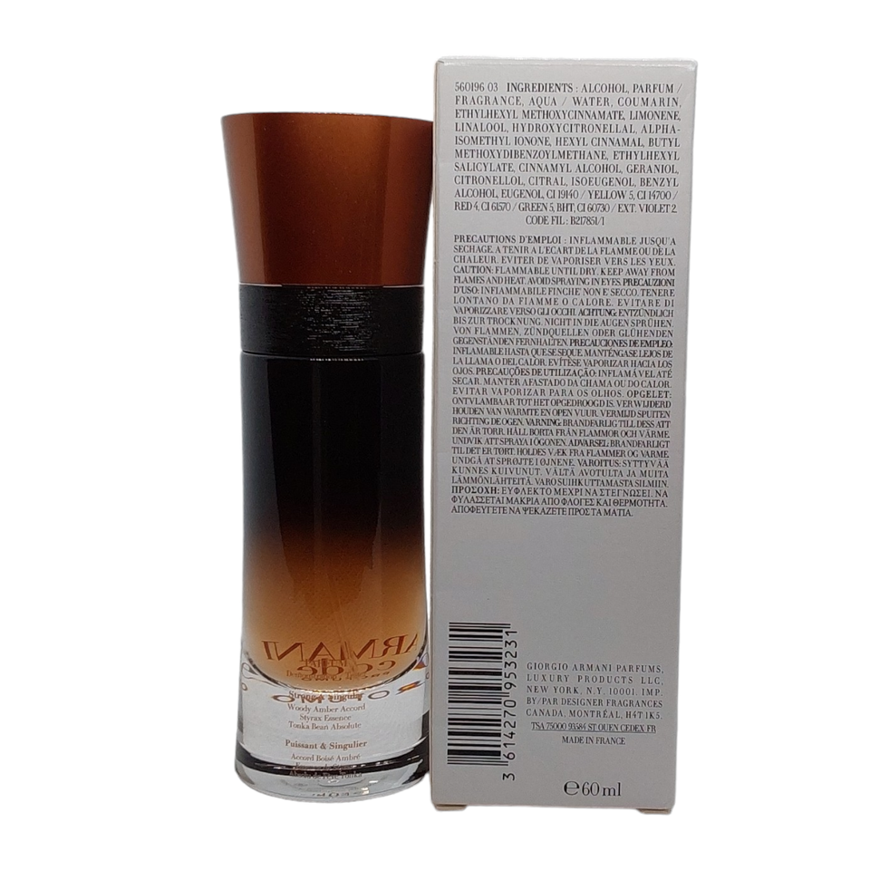 Giorgio Armani Code Profumo Parfum Pour Homme 2 oz 60 ml EDP Men ...
