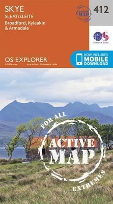 Skye - Sleat (Map) OS Explorer Active Map | eBay
