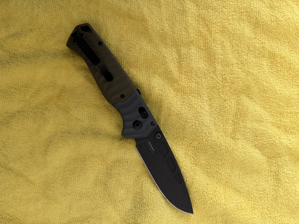 Benchmade PSK Folding Knife OD Green Axis Assist Magnacut Blade 593BK ...